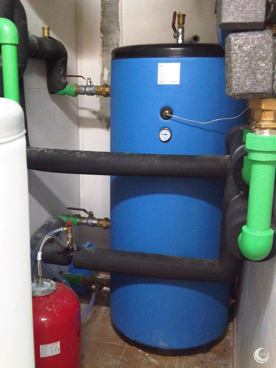 Geotermia horizontal en vivienda unifamiliar de Carranza