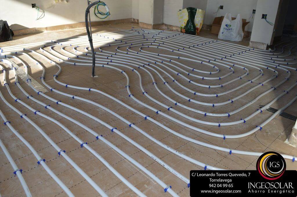 Instalaciones de Suelo Radiante en Cantabria con Geotermia Horizontal
