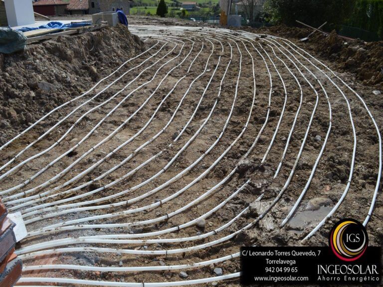 Geotermía con Captación Horizontal en Queveda - Cantabria | Ingeosolar
