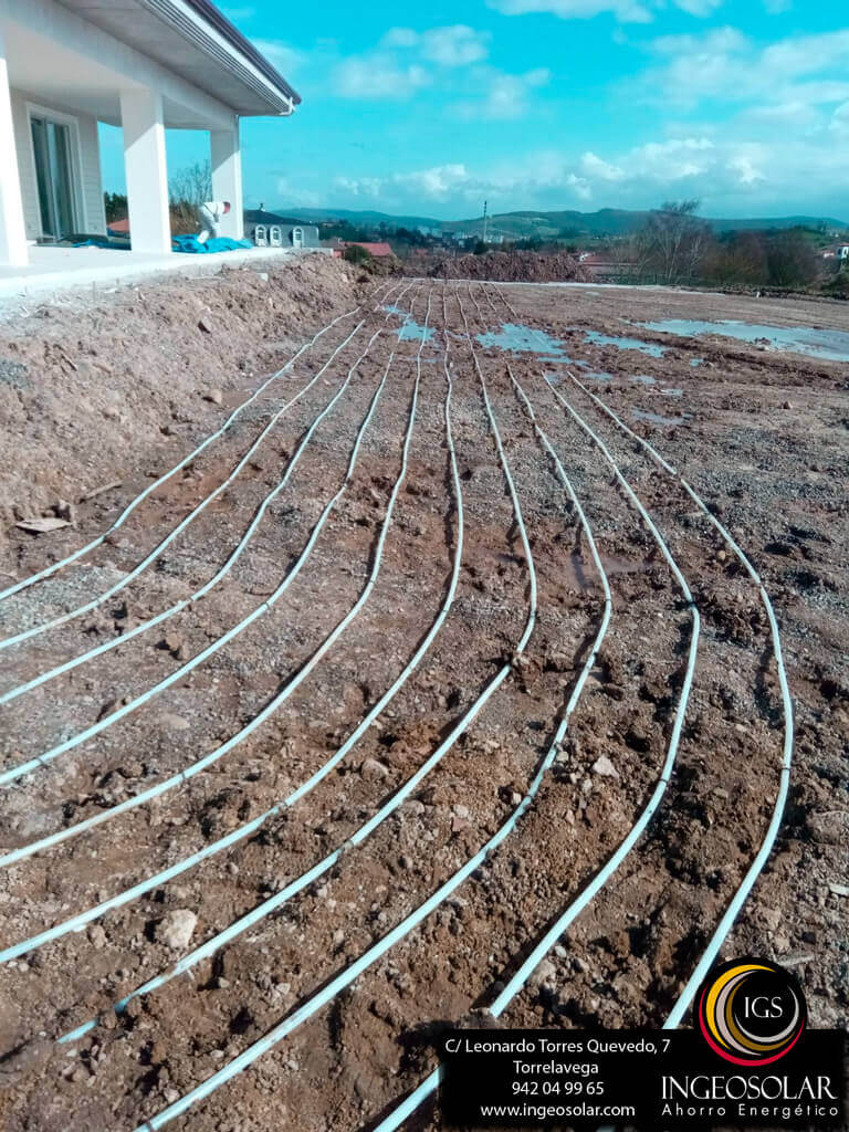 Geotermía con Captación Horizontal en Queveda - Cantabria | Ingeosolar