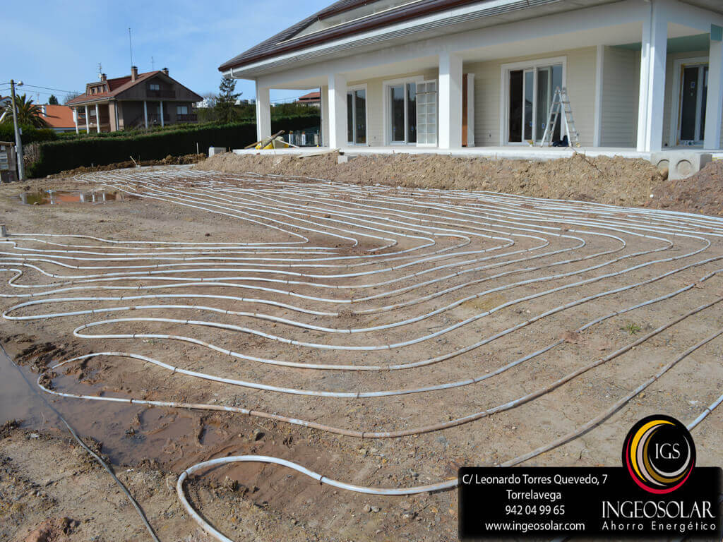Geotermía con Captación Horizontal en Queveda - Cantabria | Ingeosolar